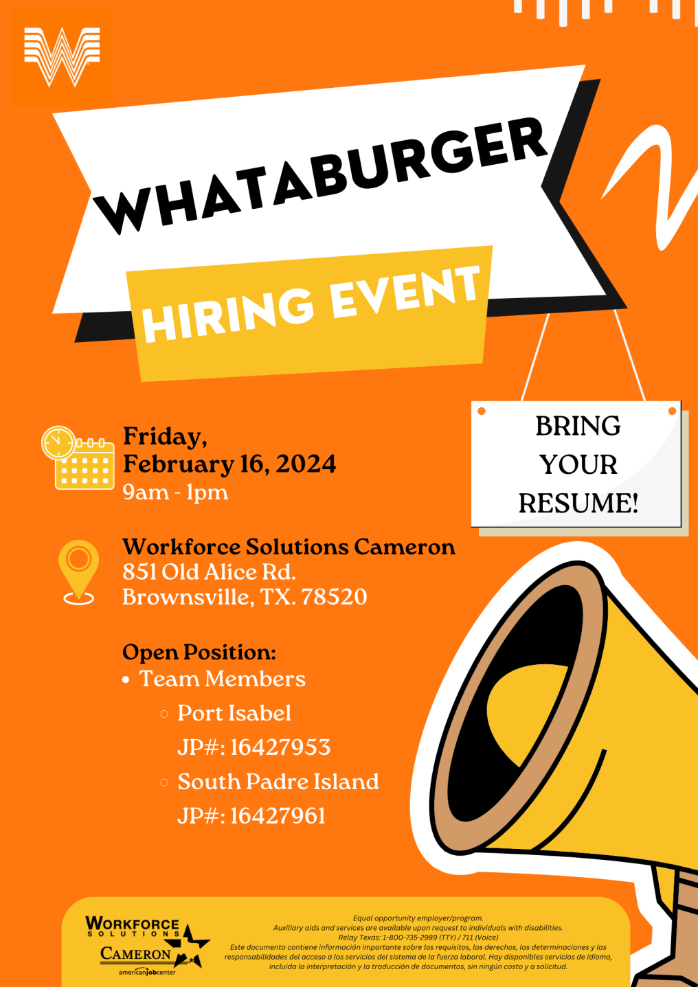 Hiring Events – Employers | Workforce Solutions Cameron