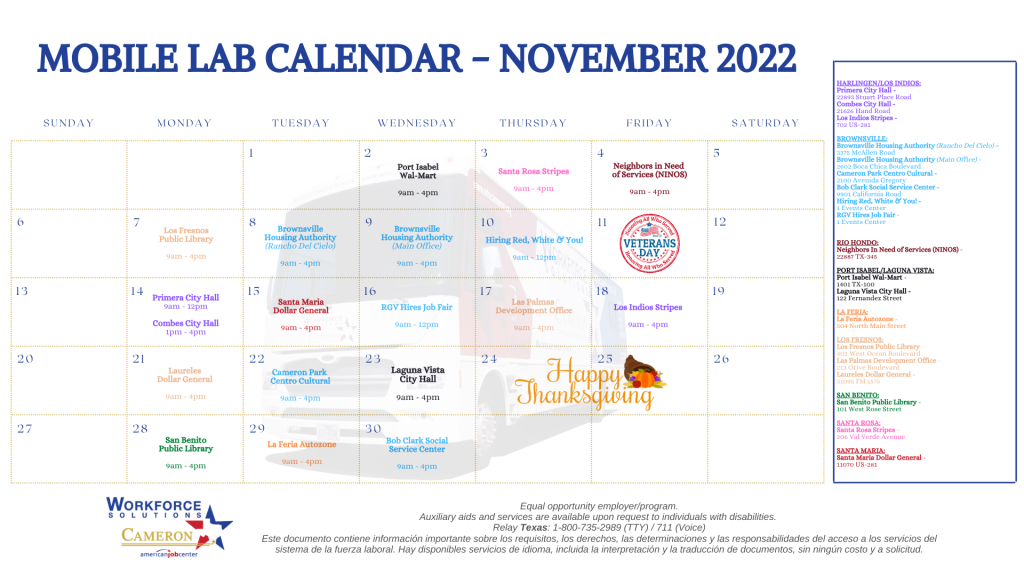 Events for January 2026 | Workforce Solutions Cameron