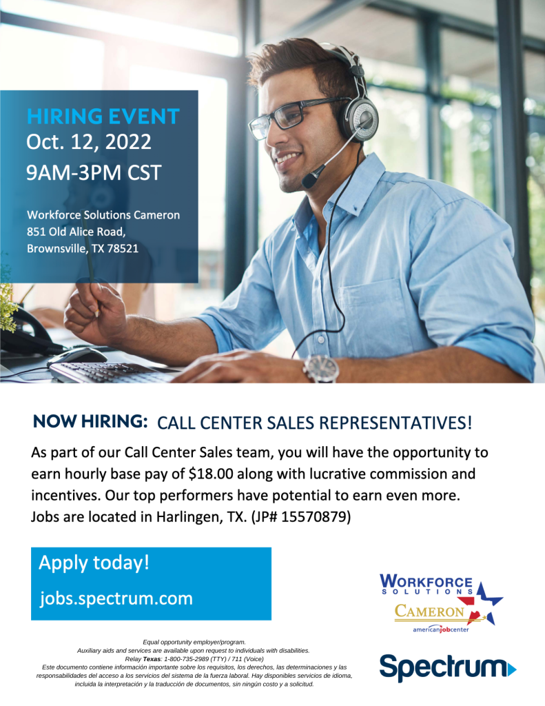 Upcoming Events | Workforce Solutions Cameron