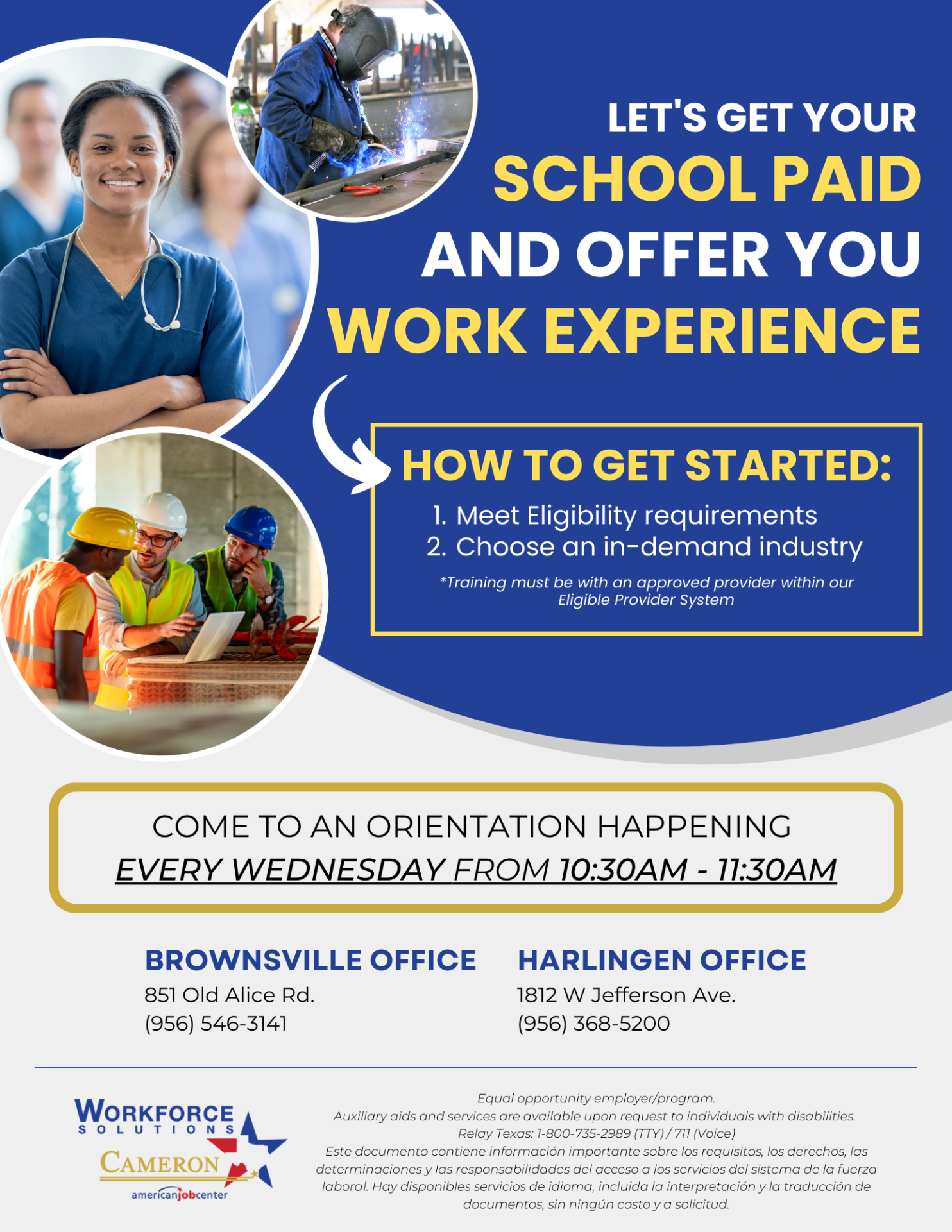 Upcoming Events | Workforce Solutions Cameron