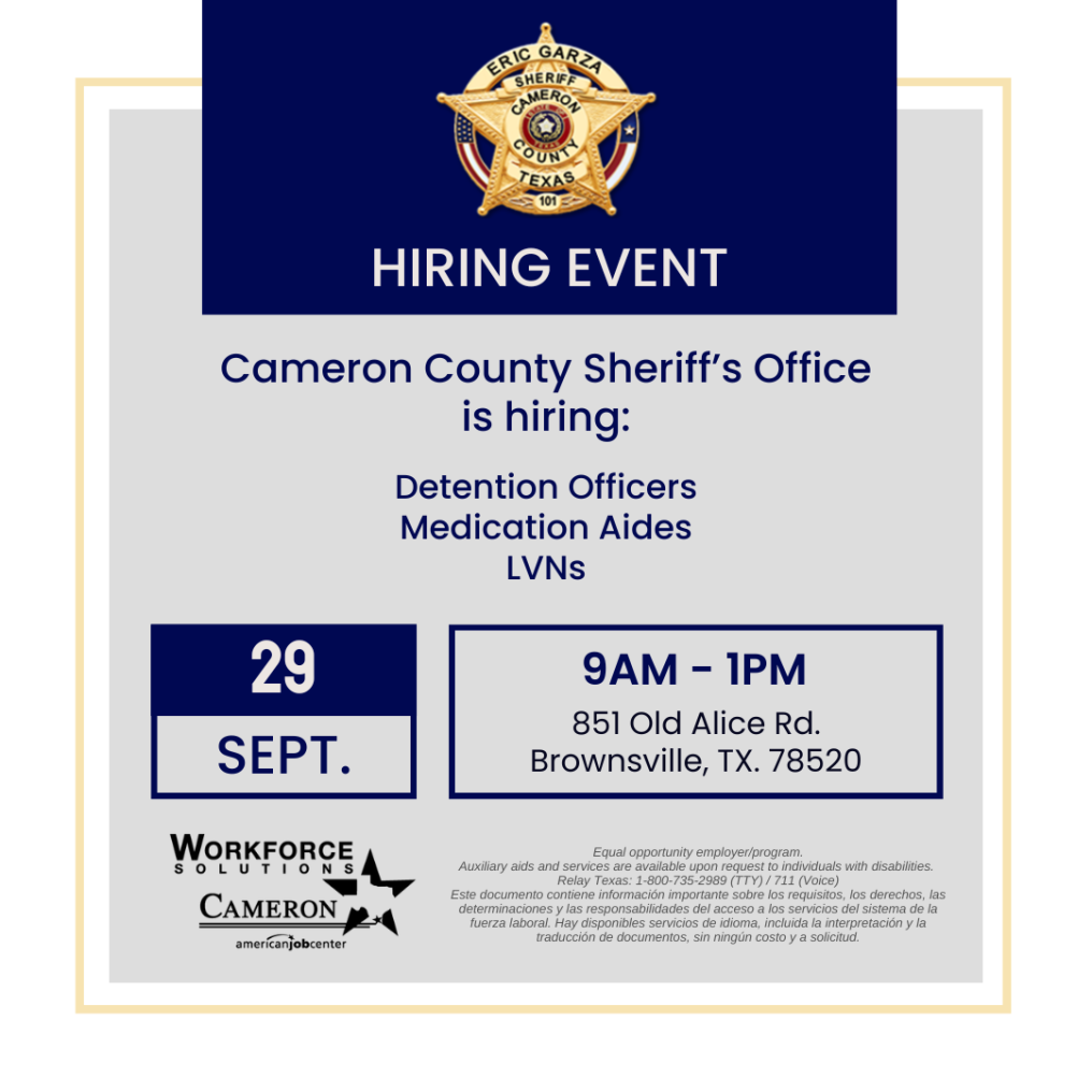 Events for December 2025 | Workforce Solutions Cameron