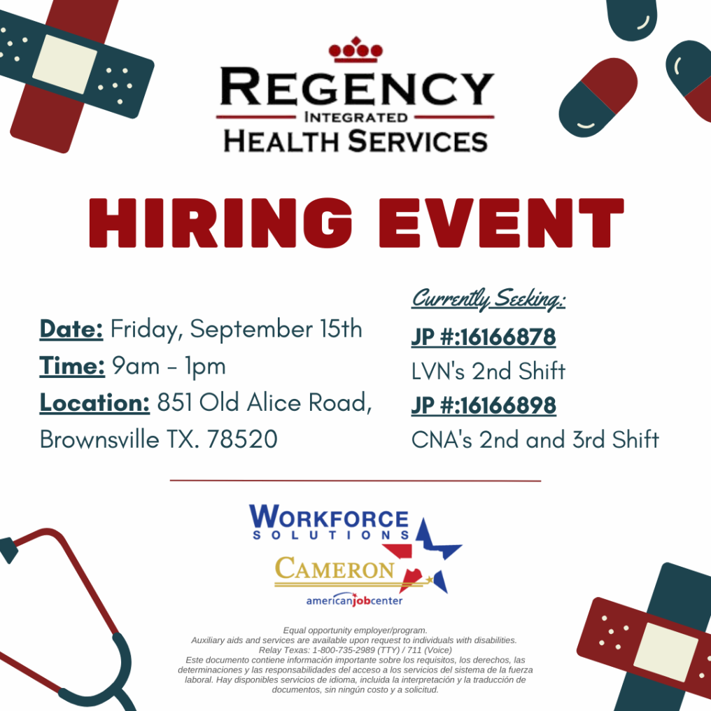 Events from September 29 – August 1 | Workforce Solutions Cameron