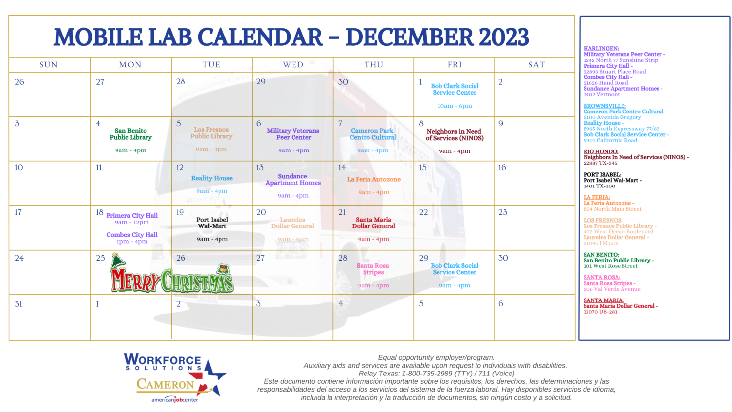 Events for October 2025 | Workforce Solutions Cameron