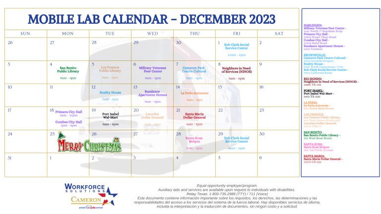 Events for October 2025 | Workforce Solutions Cameron