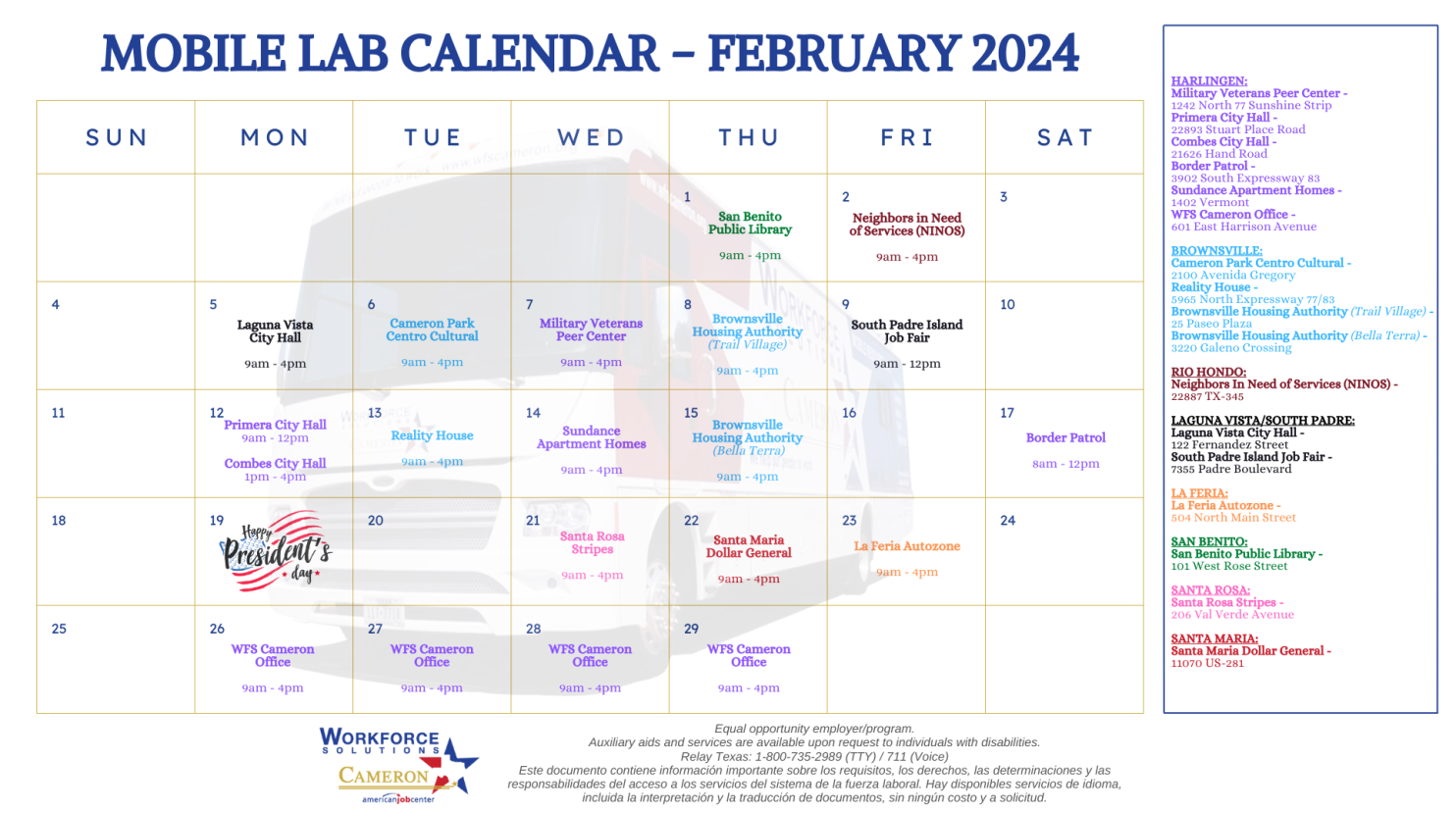 Events from April 5 – July 25 | Workforce Solutions Cameron