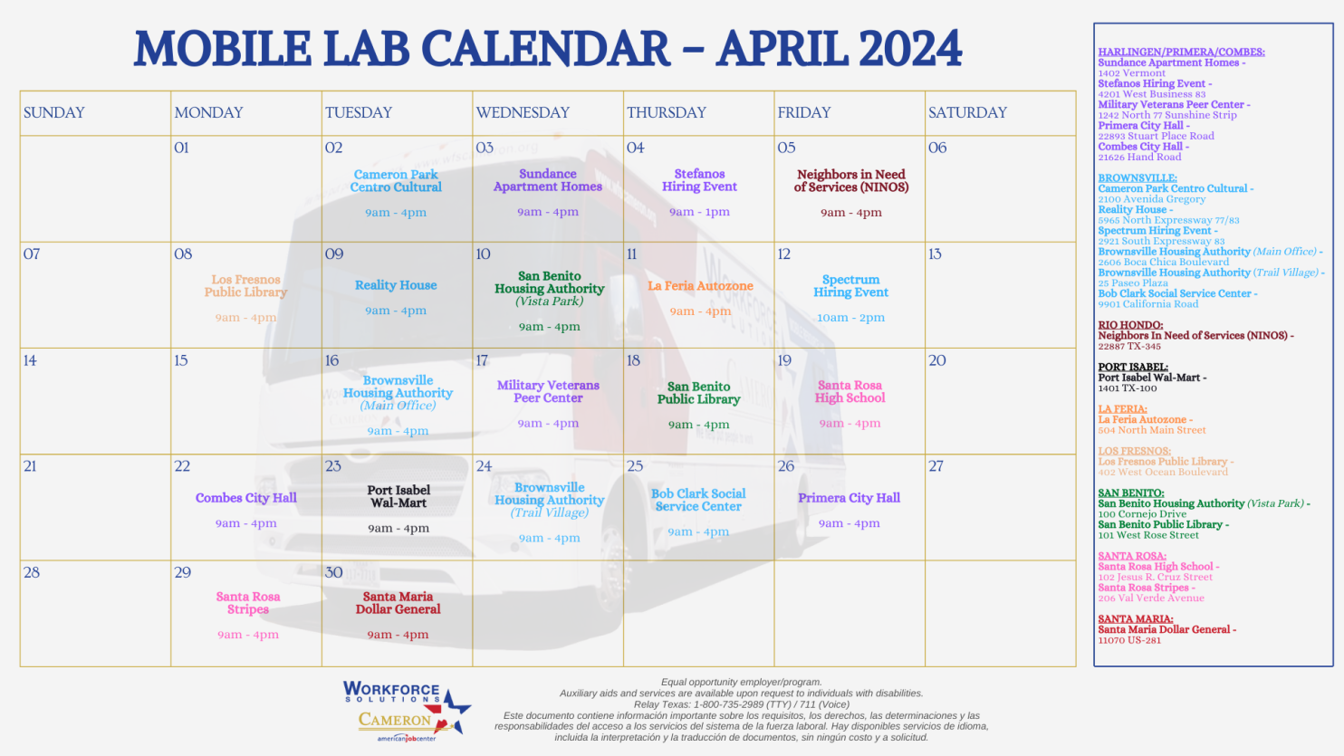 Events for September 2025 | Workforce Solutions Cameron