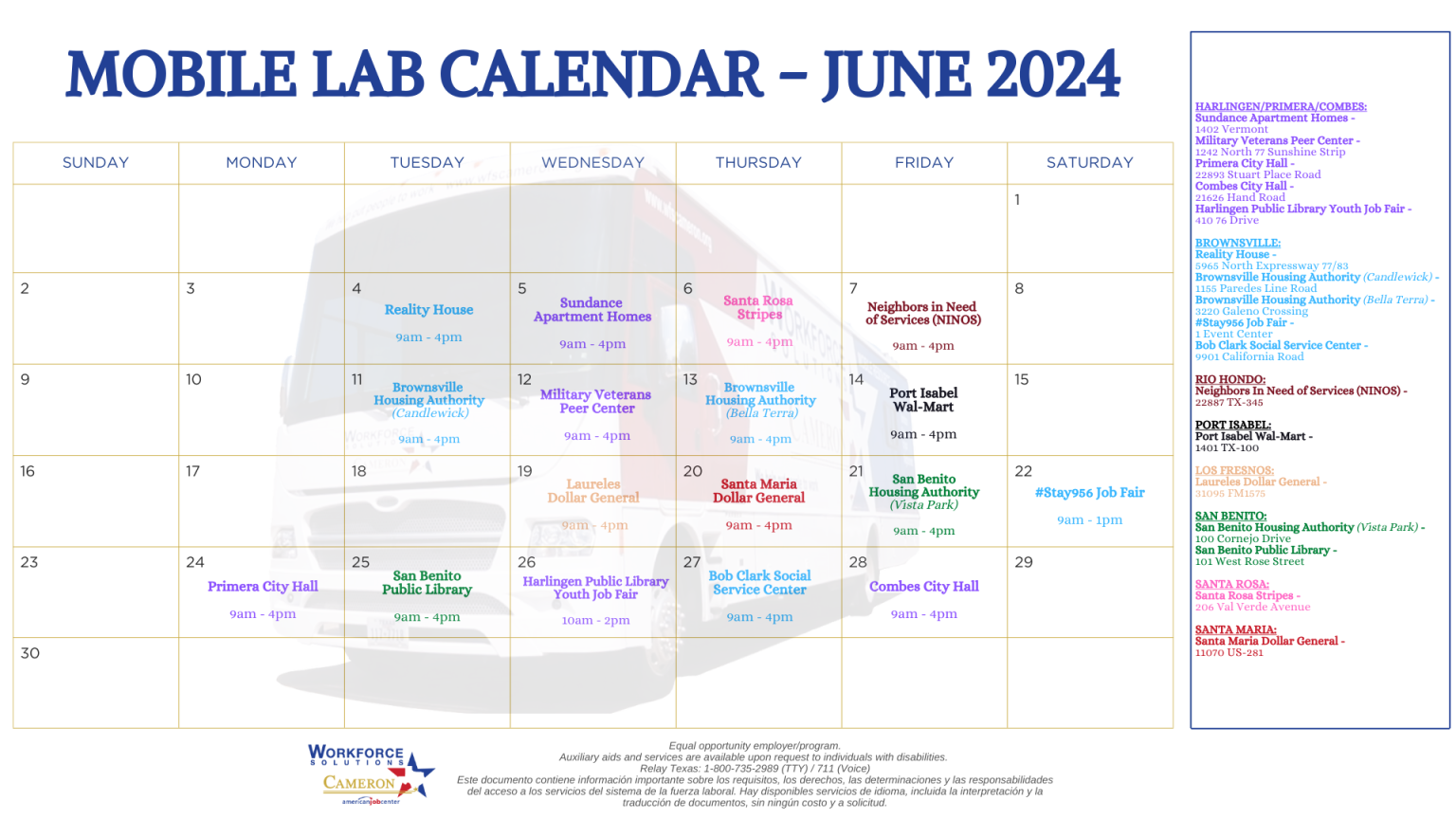 Events for September 2025 | Workforce Solutions Cameron