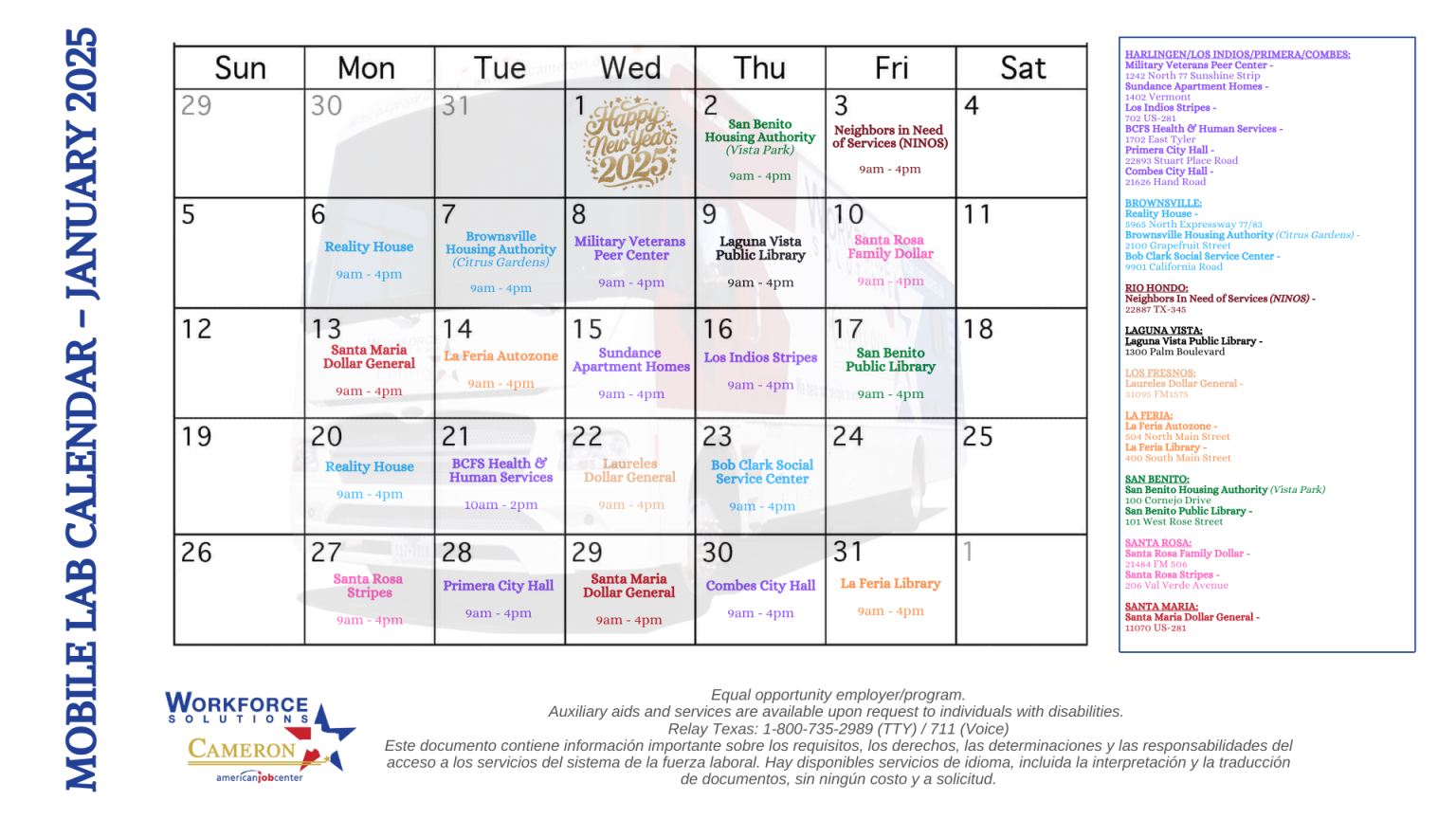 Events from February 7 – November 19 | Workforce Solutions Cameron