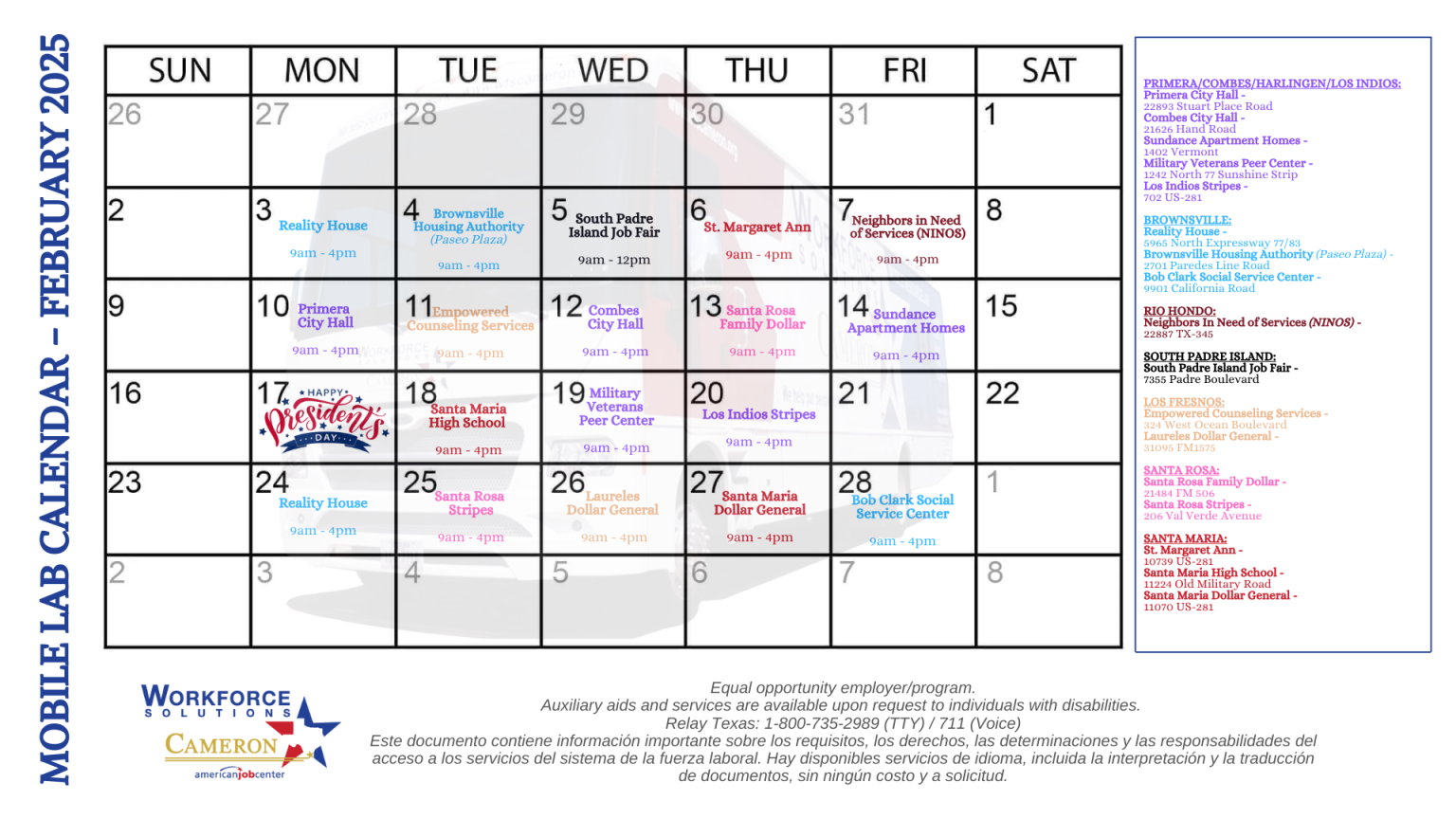 Events for May 2026 | Workforce Solutions Cameron