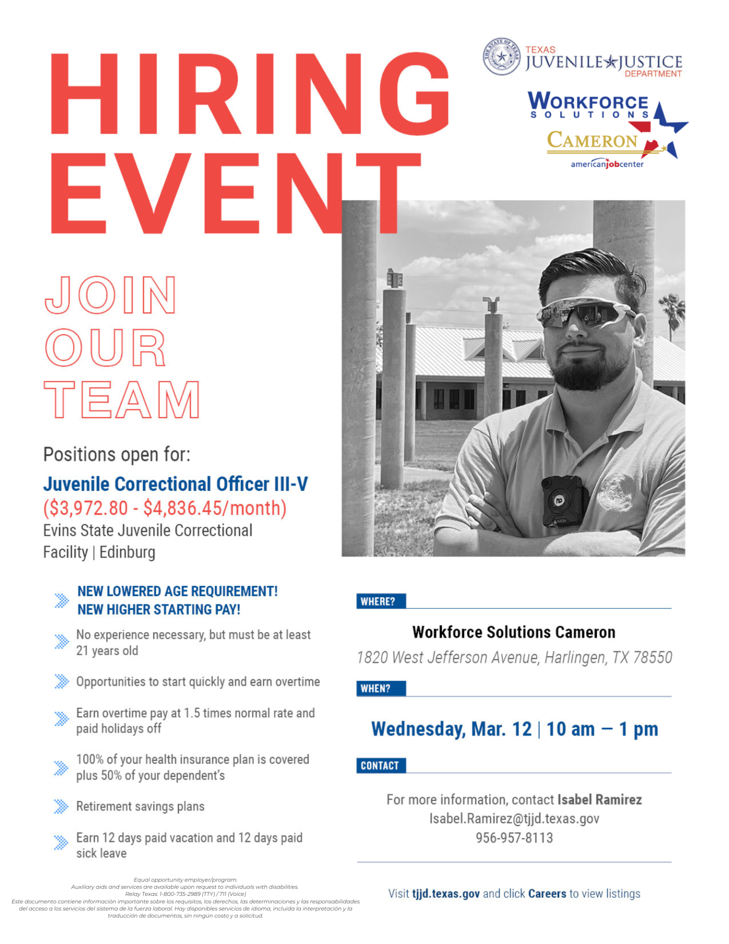 Events from March 12 – February 1 | Workforce Solutions Cameron