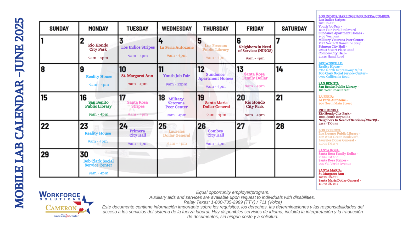 Events for May 2026 | Workforce Solutions Cameron